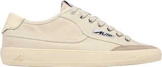 Autry Homme, Chaussures, Beige, Taille: 37 EU Windscape Low Canvas Baskets