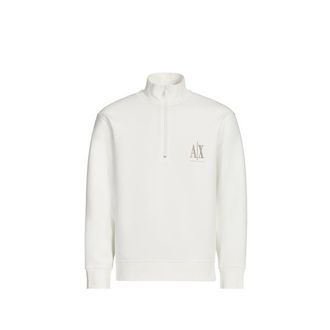 A|X Armani Exchange Logo - weißes Sweatshirt