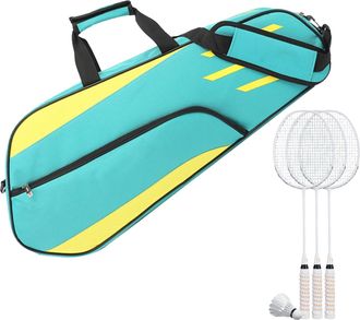 Generic Aufbewahrungstasche f&uuml;r Badminton, Tennistasche mit 3 Schl&auml;gern, wasserdichte Tasche f&uuml;r Badmintonschl&auml;ger und Schl&auml;ger, Tragetasche f&uuml;r M&auml;nner und Fr