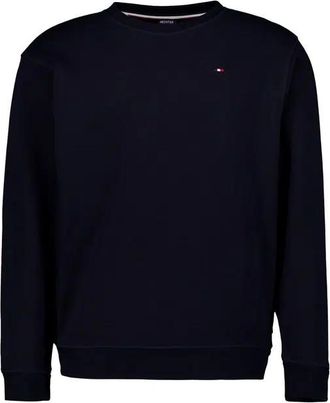Daniel Hechter Herren Pullover blau Baumwolle unifarben