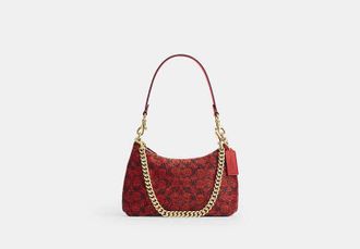 Coach Teri Schultertasche Aus Signature-Satin