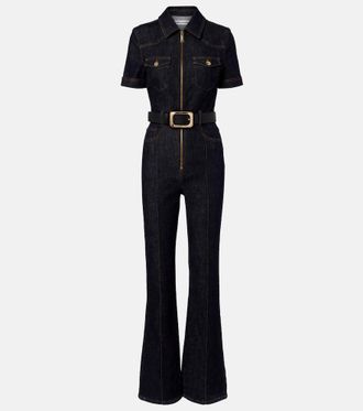 Self Portrait Combi-pantalon en jean