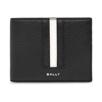 Bally Homme, Accessoires, Noir, Taille: ONE Size Portefeuille Bifold Ribbon