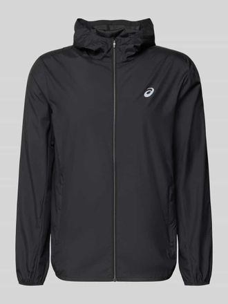 Asics Windbreaker mit Logo-Print und Kapuze