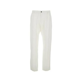 Emporio Armani Straight Leg Hosen - - Trousers - Herren - Wei&szlig; - L
