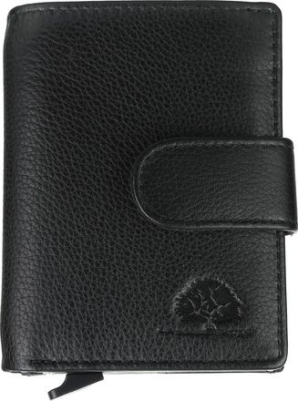 Greenburry RFID Leder Card-Slider Kings Nappa Kartenetui Kreditkartenetui 1150, Farbe:Black
