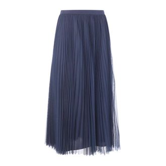 Fabiana Filippi Faltenrock Midi - - Skirts - Damen - Blau - XS