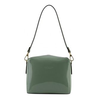 Pourchet Femme, Sacs, Vert, Taille: ONE Size Cassetta Vernis