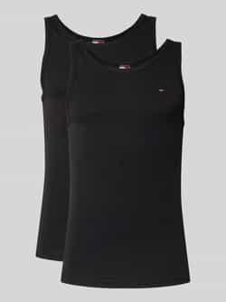 Tommy Jeans Slim Fit Tank Top aus reiner Baumwolle im 2er-Pack