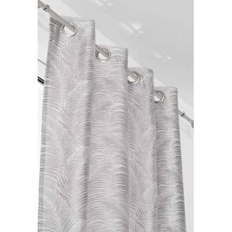 HOME MAISON Homemaison - Rideau palme tr&egrave;s tendance - 145x250cm - Gris