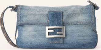Fendi Handtasche Baguette blau