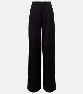 Max Mara Pantalon ample &agrave; taille haute Msecono