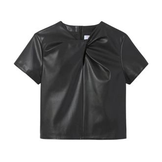 Proenza Schouler Twisted Kurzarmbluse - - Blouses & Shirts - Damen - Schwarzk - M