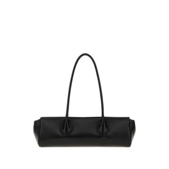 Khaite Mae Cylinder Shoulder Bag - Black