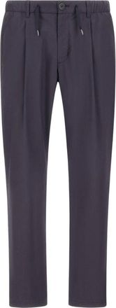 Herno Homme, Pantalons, Bleu, Taille: 2XL Pantalon L&eacute;ger en Coton Stretch