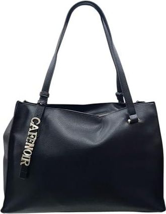 Cafènoir CafèNoir Sac femme Shopping sans doublure avec lettrage noir sac à bandoulière