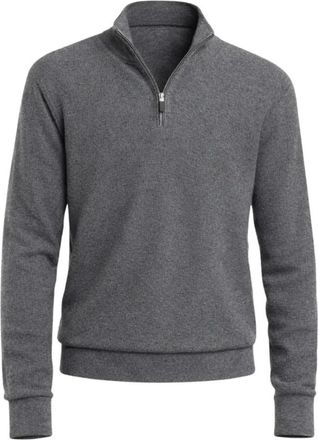 Ermenegildo Zegna Homme, Sweatshirts et sweats &agrave; capuche, Gris, Taille: 3XL Pull &agrave; col roul&eacute; &agrave; manches longues