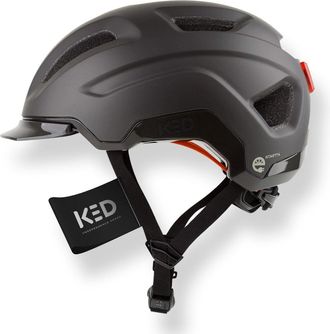 KED Cycling Youth Adult Pedalon Fahrradhelm, Black Matt, S (53-56cm)