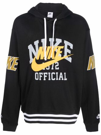 Nike hoodie à logo imprimé - Noir
