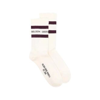 Golden Goose Chaussettes High Rib - Femme - Sous-v&ecirc;tements - Blanc - Taille: 40 FR