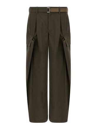 sacai Pantalons Décontractés - Vert