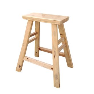 Generic Landhaus-Sitzbank Holzhocker Aus Holz, Als Tritthocker Fu&szlig;endebank Am Bett, Hohe, Schmale Schuhbank Flurbank Mit Dicken Beinen, Bettbank Barstuhl Sitz