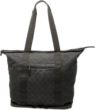 Gucci Shopper - GG Denim Tote - Gr. unisize - in Grau - f&uuml;r Damen