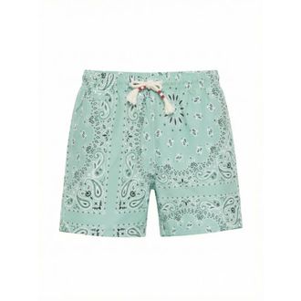 MC2 Saint Barth Homme, Maillots de bain, Bleu, Taille: XL Caprese Mid-length Swim Shorts