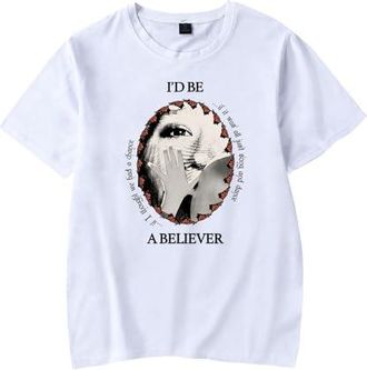 Generic Julia Jacklin T-shirt &agrave; manches courtes pour femme et homme, blanc, XXS