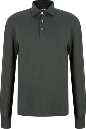 Fedeli Homme, Tops, Vert, Taille: L Zero Long Sleeve Polo