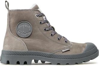 Palladium Schnürstiefeletten Pampa Hi Zip Wl 95982-055-M Grau