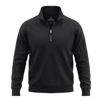 H&egrave;SKIMO L/P ZIP Interlock - - Sweatshirts & Hoodies - Herren - Schwarzk - M