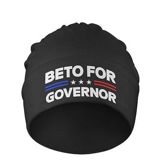 Generic Femme Homme Bonnet &Agrave; Revers Beto Candidat Au Poste De Gouverneur du Texas Hiver Chapeaux Doux Bonnet dhiver Chaud Bonnets Tricot&eacute; pour Course Hiver Cy