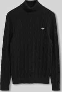 GANT Rollkragenpullover mit Logo-Detail