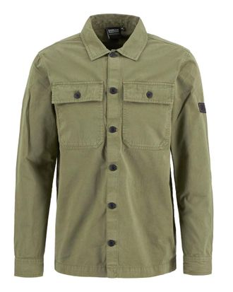 Barbour Overshirt Arlo mit Logo-Patch am Arm in