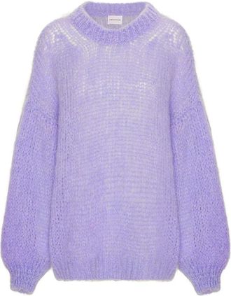Americandreams Americandreams, Femme, Pulls, Violet, Taille: ONE Size Pepper Round Neck Pullover