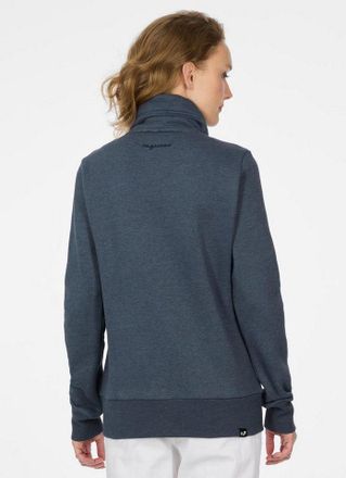 Ragwear Sweatjacke RONETTE brushed, in super softer Qualit&auml;t, unifarbene Optik, mit Stehkragen