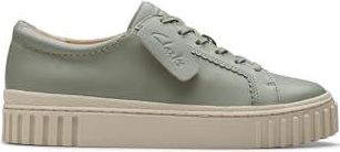 Clarks Mayhill Walk, Zapatillas Mujer, Light Green Lea, 37.5 EU