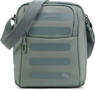 Hedgren Unisex Relax M Vertikale Crossover-Mitteltasche + RFID, Grau-grün