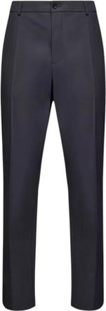 Moncler Homme, Pantalons, Bleu, Taille: M Technical Cotton Blend Bukser