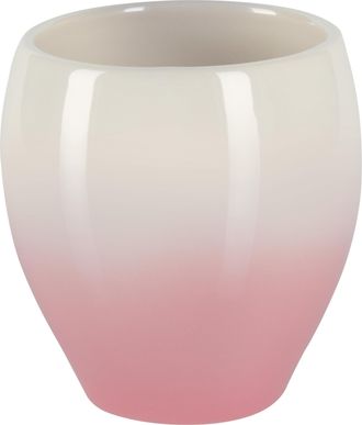 Spirella Bali Zahnputzbecher Rosa/Weiss