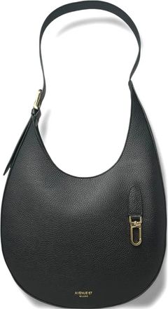 AVENUE 67 sac porté épaule Hoop à logo - Noir