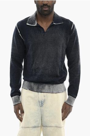 Diesel Faded-Effect Cotton Polo Shirt K-LORENZO size Xxl