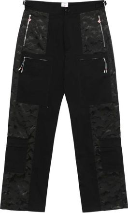 Casablanca Homme, Pantalons, Noir, Taille: L Pantalon imprim&eacute; montagne Poche &agrave; fermeture &eacute;clair Bouton