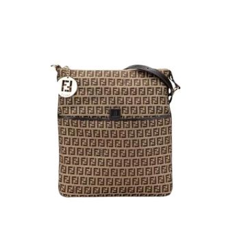 Fendi Sac bandouli&egrave;re Pre-owned en toile - Femme - Pre-owned - Brun - Taille: ONE Size