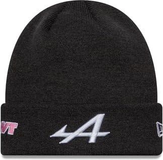 New Era Alpine F1 Team Polyana Bonnet tricoté Noir Collection officielle 2025, Noir, Taille unique