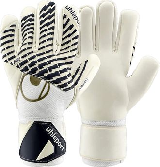 Uhlsport FM Premium Edition Supersoft HN 380 Torwarthandschuhe Weiß F101138002 weissblau, 10,5 Unisex