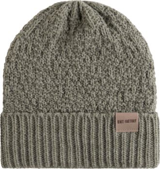 Knit Factory Haze Mütze - Strickmütze für Damen und Herren - Beanie - Herbst & Winter Essentials - Zeitloses Mode-Accessoire - Wintermütze mit Wolle - Hochwertige 