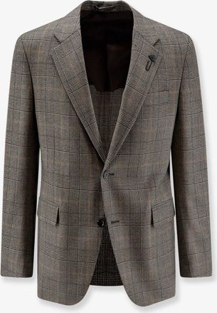 Lardini Prince of Wales wool blazer - LARDINI - gender_Man