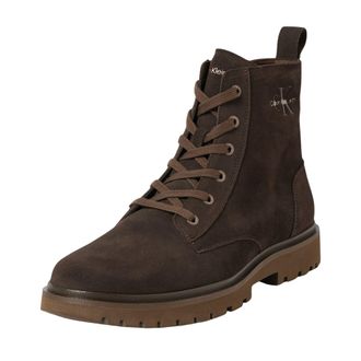 Calvin Klein Jeans Herren Mid Boot Stiefel Eva Boot Mid Laceup Iconic zum Schn&uuml;ren, Braun (Triple Slate Black), 45